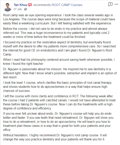 Home page - Root Camp - Endodontic Training